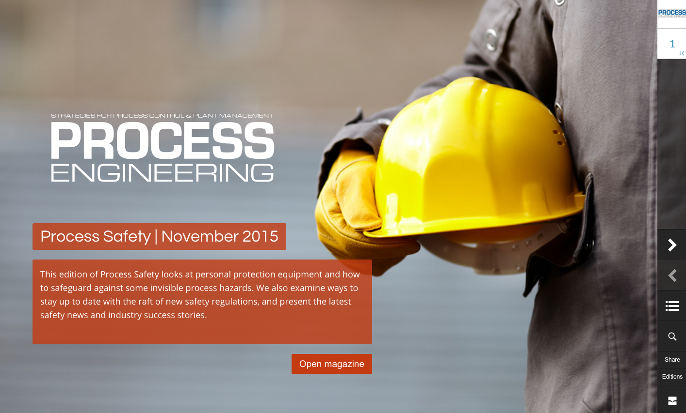 Process Safety November 2015 | Process Engineering